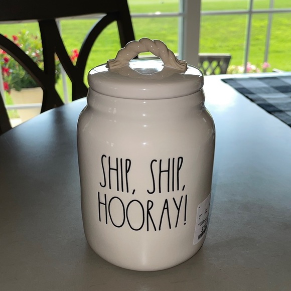 Rae Dunn | Kitchen | Rae Dunn Small Canister Ship Ship Hooray | Poshmark